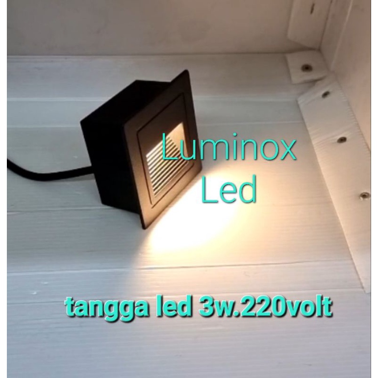 Jual lampu dinding tangga led 3watt 3 w step light 3w tanam tembok ...