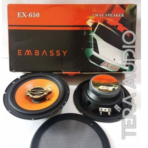 Jual SPEAKER PINTU MOBIL COAX EMBASSY EX-650 6" | Shopee Indonesia