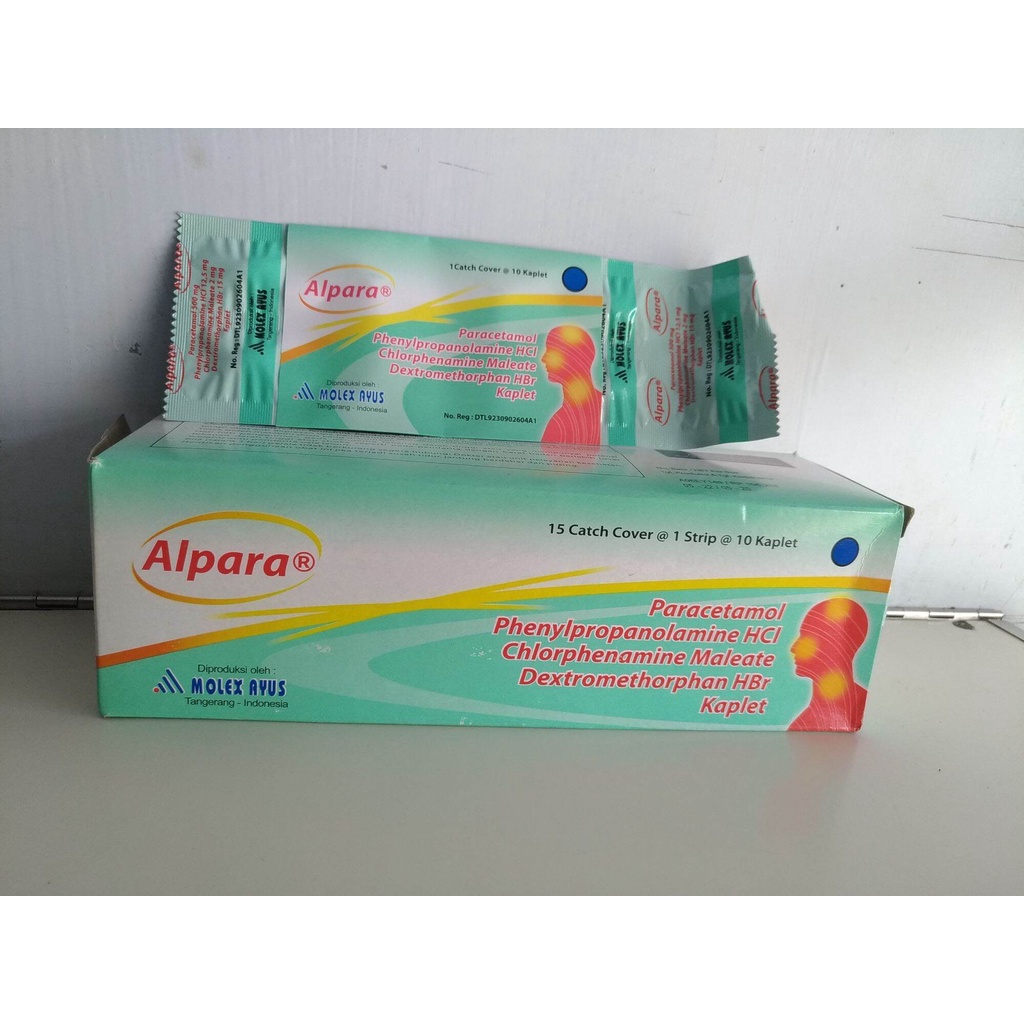 Jual ALPARA TABLET OBAT DEMAM BATUK PILEK ISI 10 KAPLET | Shopee Indonesia