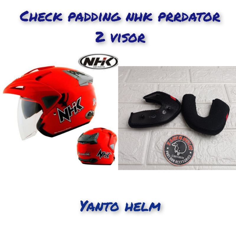 Jual BUSA PIPI NHK PREDATOR DOUBLE VISOR ORIGINAL | Shopee Indonesia
