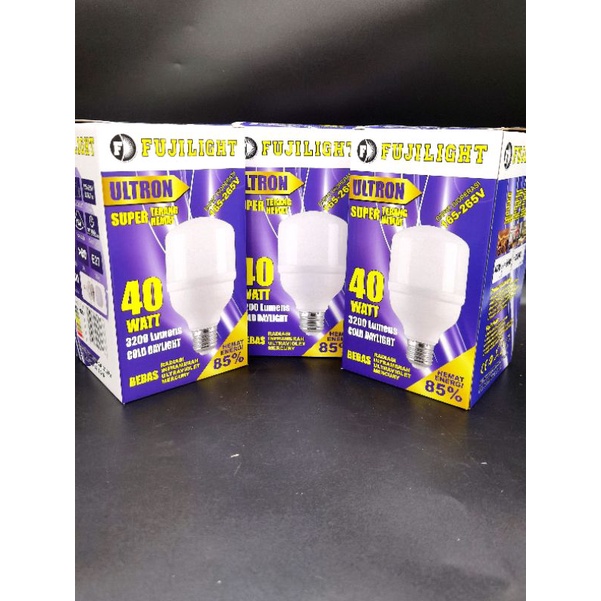 Jual Lampu Led 40w FUJILIGHT ULTRON, warna bolam putih 6500K,garansi 1 ...