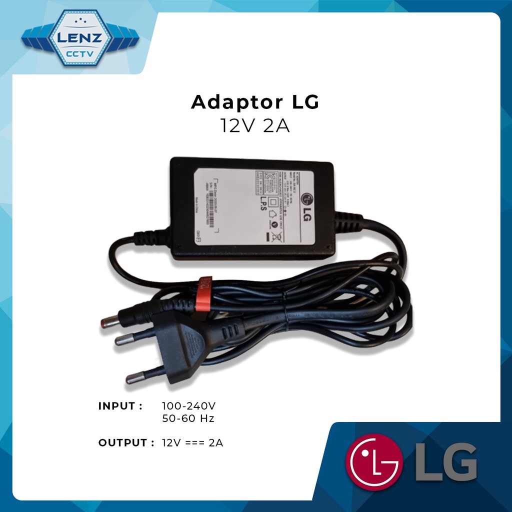 Jual Adaptor LG 12V 2A / Adaptor LG | Shopee Indonesia