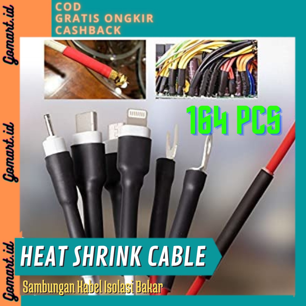 Jual Heat Shrink Kabel Bakar 164 - Konektor Penyambung Kabel Isolasi ...