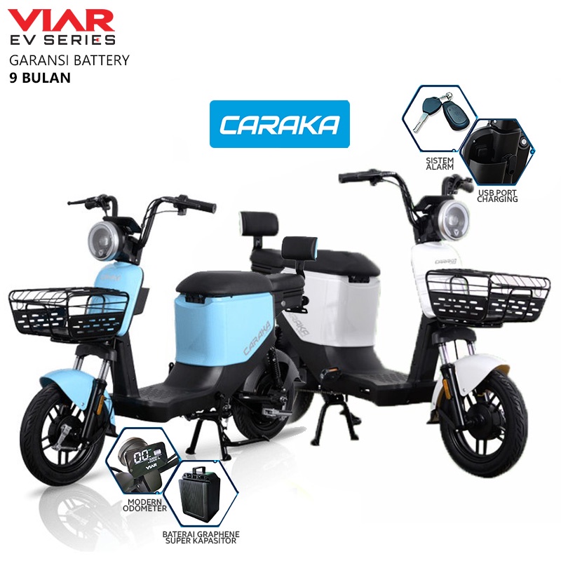 Jual Sepeda Listrik Viar Caraka Sepeda Motor Listrik | Shopee Indonesia