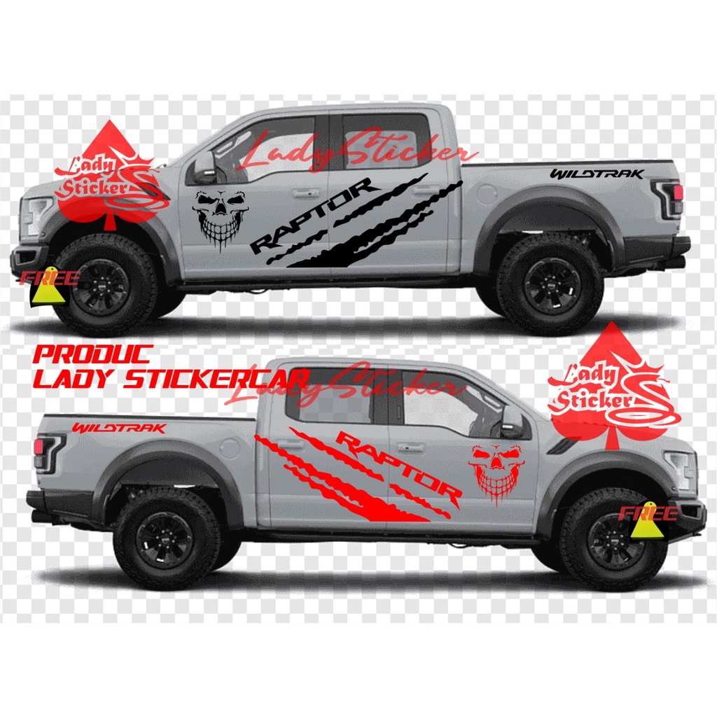 Jual CUTTING STICKER STIKER MOBIL RAPTOR OFF ROAD STICKER STIKER MOBIL ...