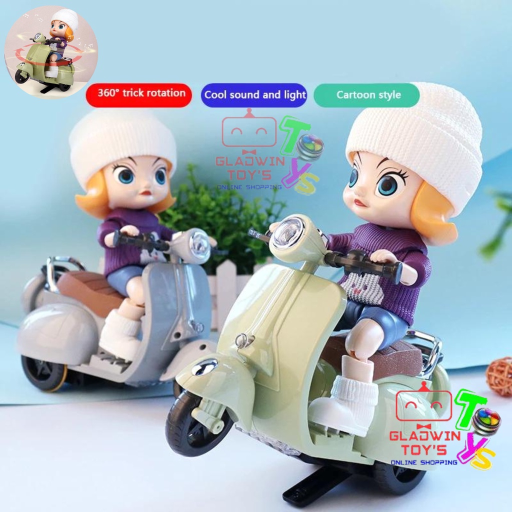 Jual BONKEA MAINAN SEPEDA MOTOR TIDE FLOW VESPA ACROBAT | Shopee Indonesia