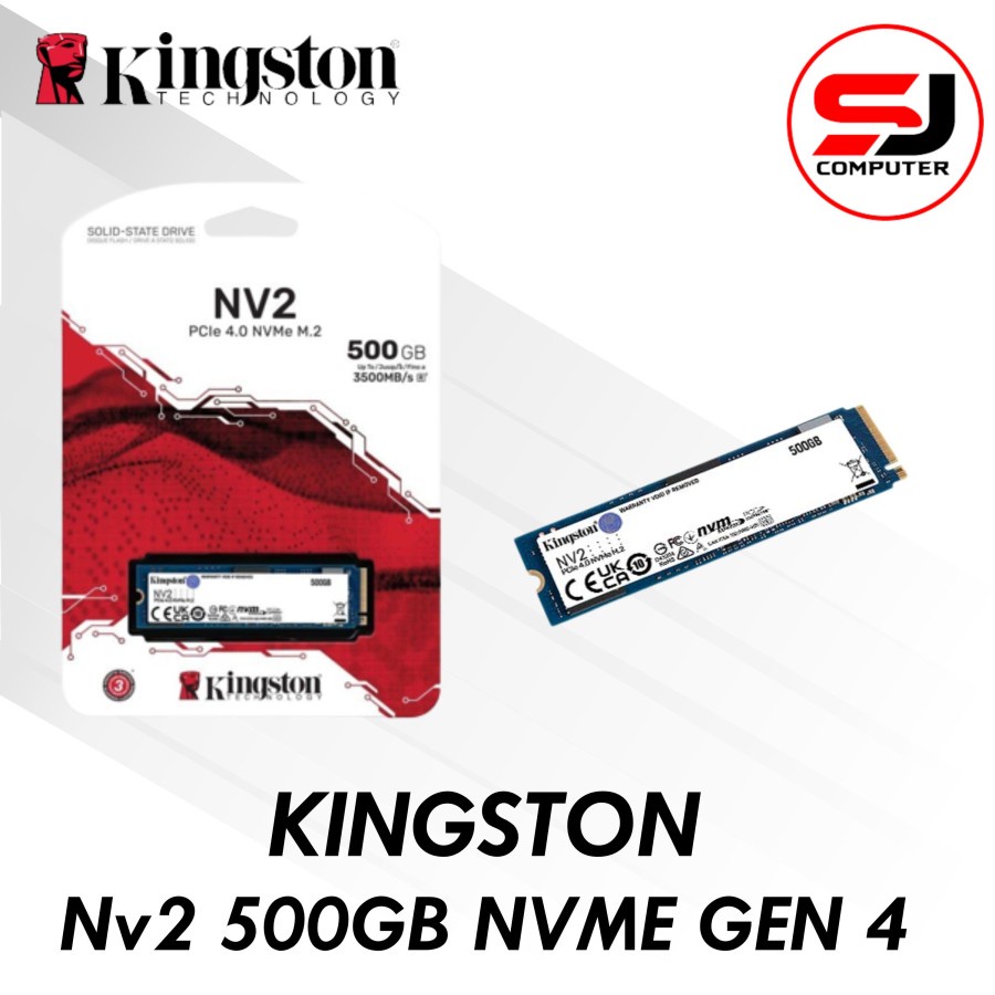 Jual SSD Kingston NV2 500GB M.2 NVMe PCIe Gen 4.0 Resmi | Shopee Indonesia