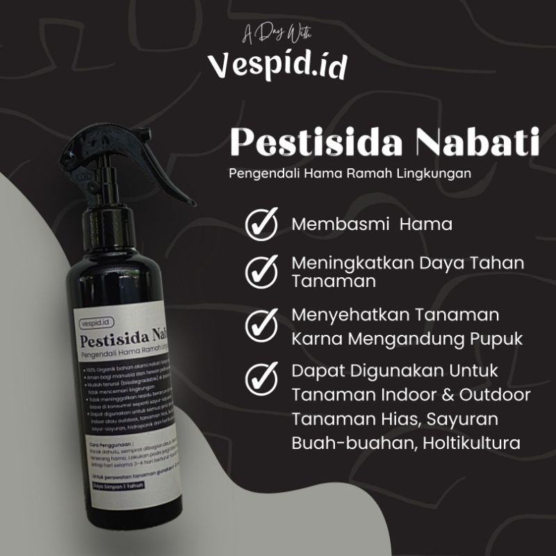 Jual Pestisida Nabati Vespid | Pestisida Siap Pakai Botol Spray 250ml ...