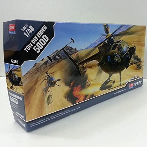 Jual Model Kit Academy HUGHES 500D TOW HELICOPTER 1/48 12250/1644 ...