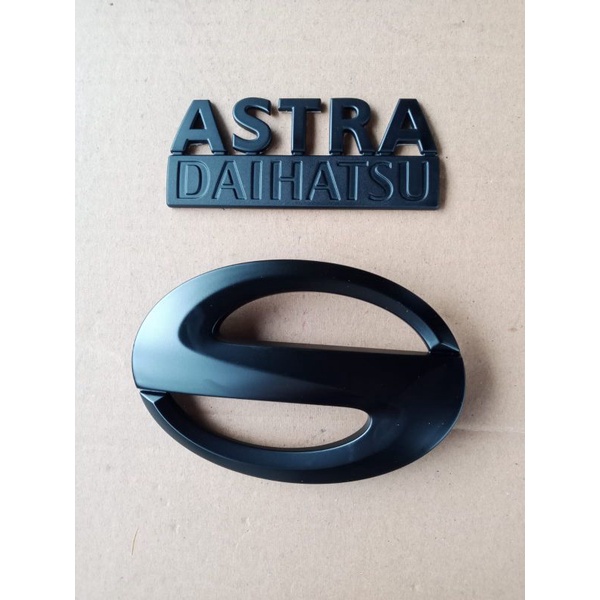 Jual Emblem Daihatsu Sigra Hitam Doff | Shopee Indonesia
