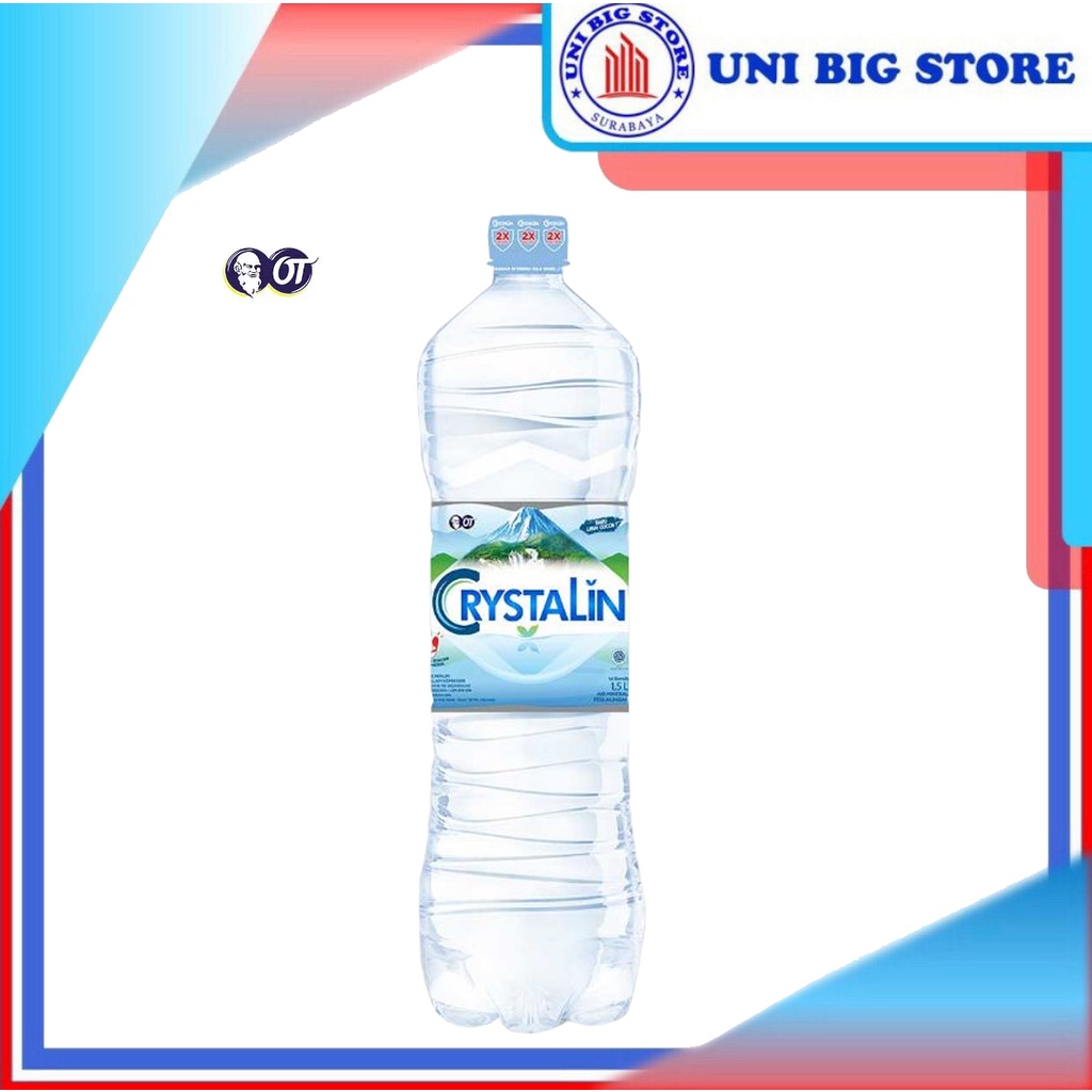 Jual Crystalin Air Mineral PH 8 1500 ml Botol Crystaline | Shopee Indonesia