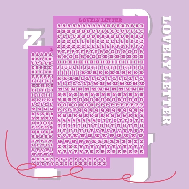 Jual [kstuffind] Stiker Tulis Alphabet Huruf Warna Warni Sticker DIY ...