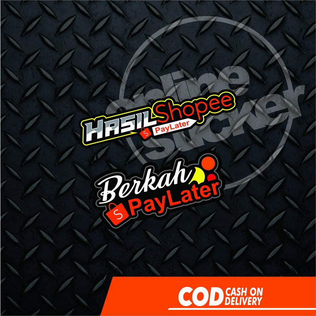 Jual sticker Shopee PayLater | sticker UV | Shopee Indonesia