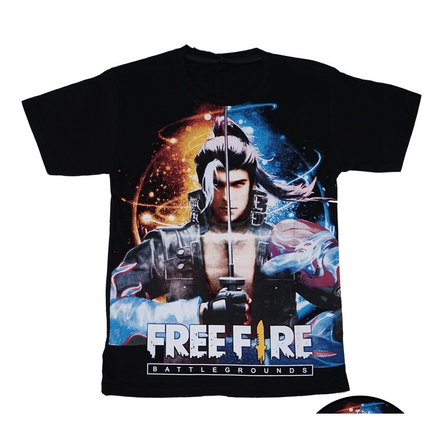 Jual KAOS GAME FREEFIRE | KAOS ANAK | BAJU GAME FF | KAOS OBLONG ...