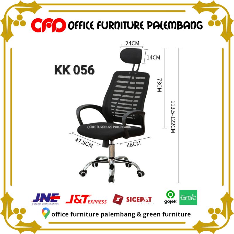 Jual kursi kantor acero kk 056 kursi jaring kepala kursi putar kursi gaming kursi kerja staff ...