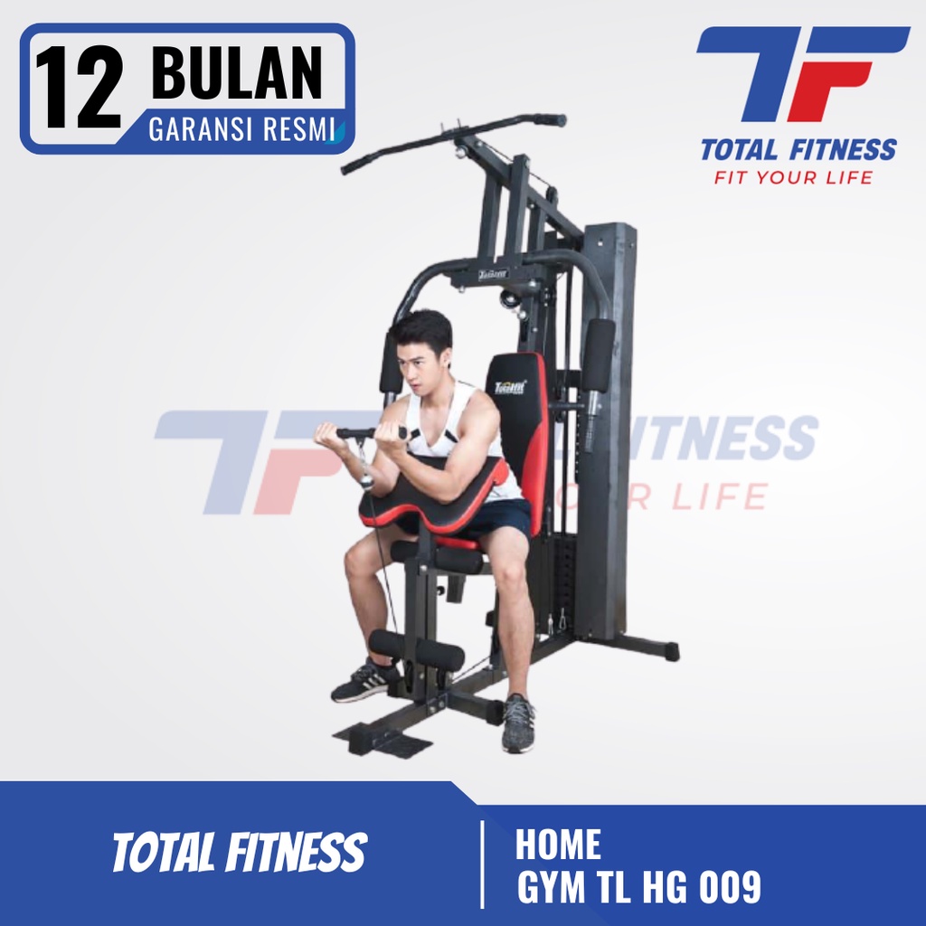 Jual Total Fitness Tl Hg 009 Home Gym 1 Sisi Beban 75 Kg Shopee Indonesia