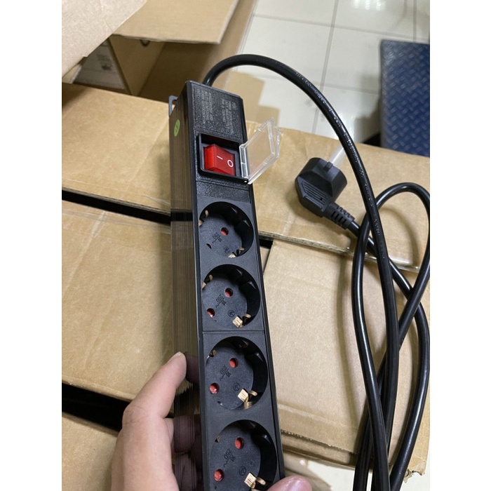 Jual Colokan listrik 12 lubang Stop kontak 12 lubang PDU 12 Port ...