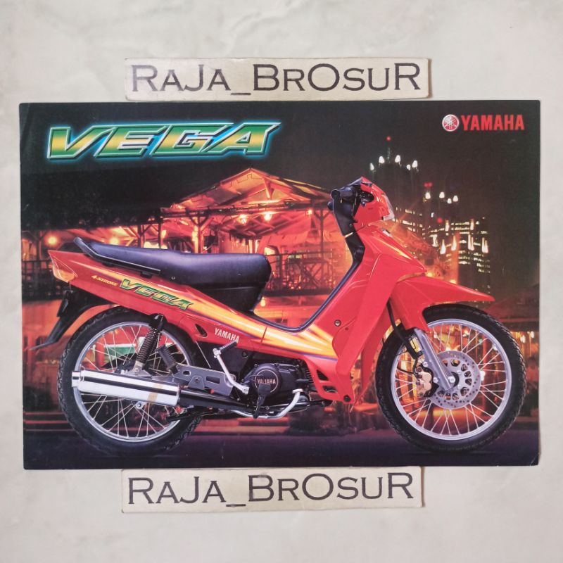 Jual Poster brosur katalog flyer jadul lawas Yamaha Vega 2000 | Shopee Indonesia