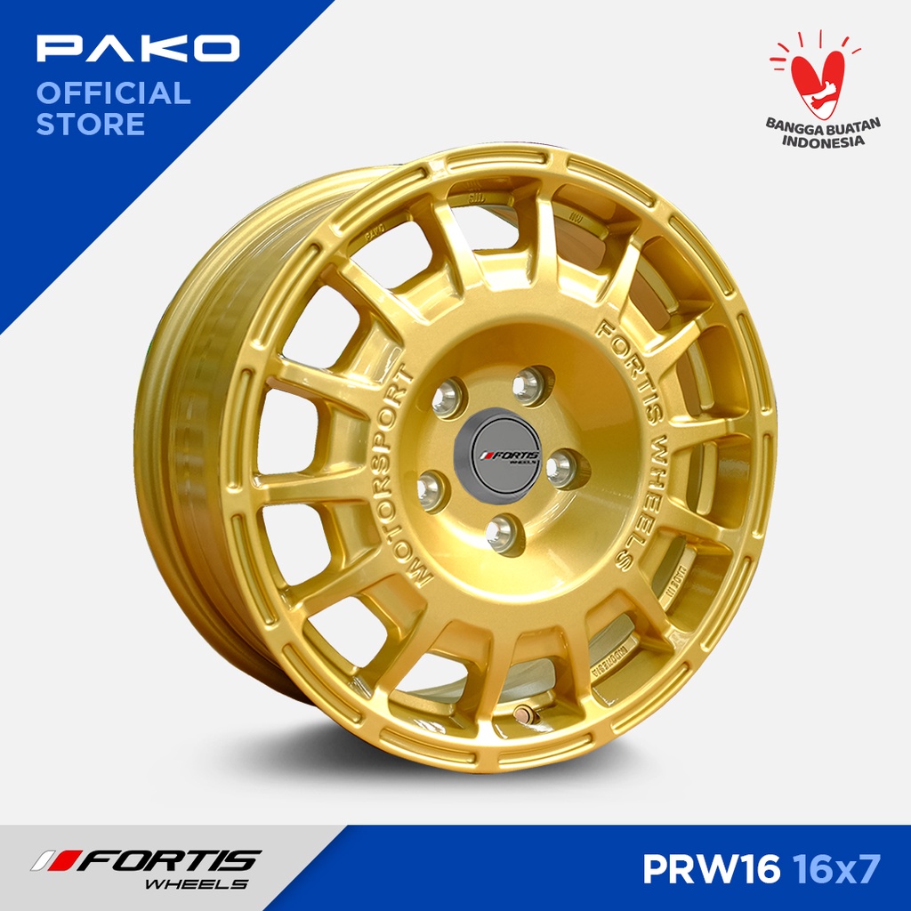 Jual Velg Mobil Fortis Wheels PRW Type 1 Ring 16 - Pako Wheels | Shopee Indonesia