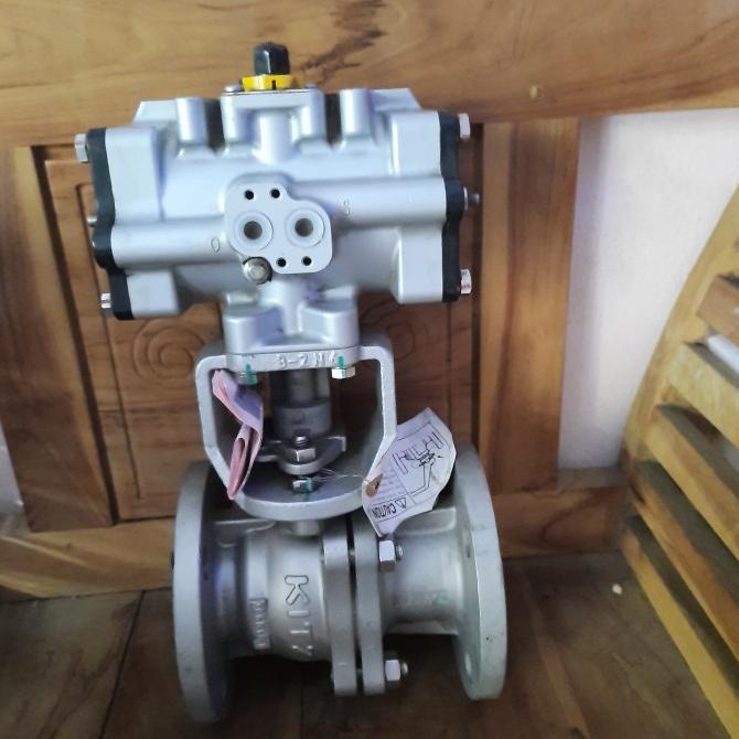 Jual ^^^^^] ball valve stainless kitz 2inch s13a c/w actuator kitz fa-2 ...
