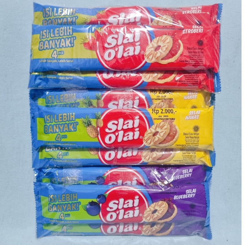 Jual Slai Olai Nanas / Blueberry / Stroberi (1 Pcs) | Shopee Indonesia