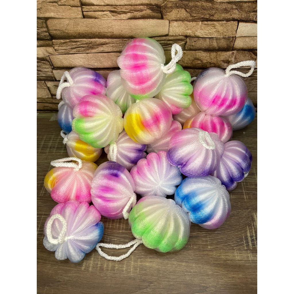 Jual Spon mandi warna warni / spon labu / spons mandi | Shopee Indonesia