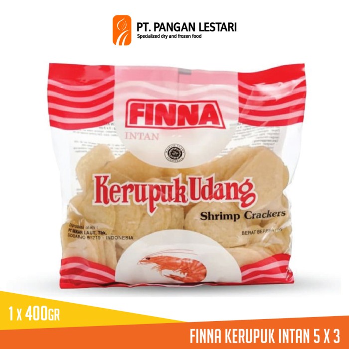 Jual NEW FINNA Kerupuk Udang Intan 5x3, 400 gr | Shopee Indonesia
