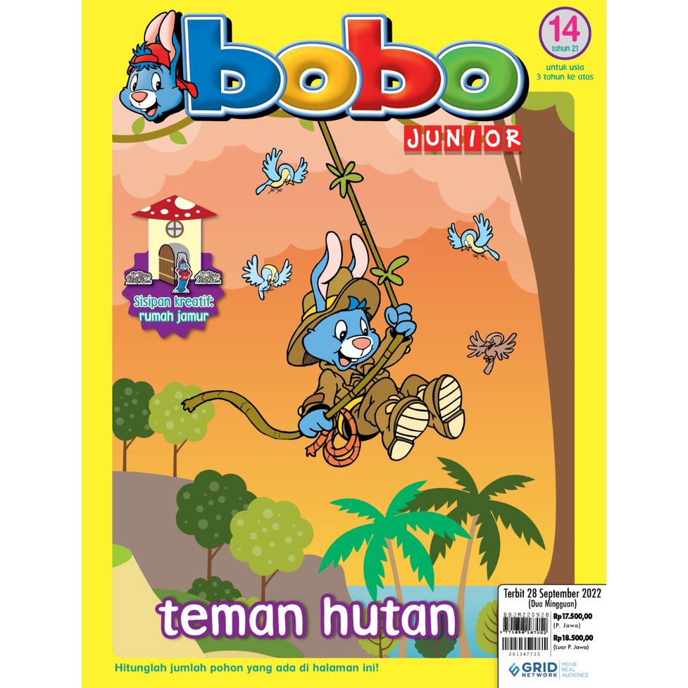 Jual Majalah Anak Bobo Junior Terbaru Edisi September 2022 | Shopee Indonesia
