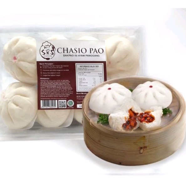 Jual Dimsum Bakpao Ayam panggang frozen food - isi 8 pcs | Shopee Indonesia