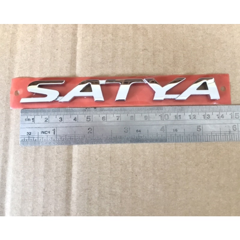 Jual Emblem Tulisan Satya mobil Honda Brio Satya | Shopee Indonesia