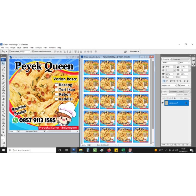 Jual Stiker QUEEN peyek 10 lembar A3+ | Shopee Indonesia