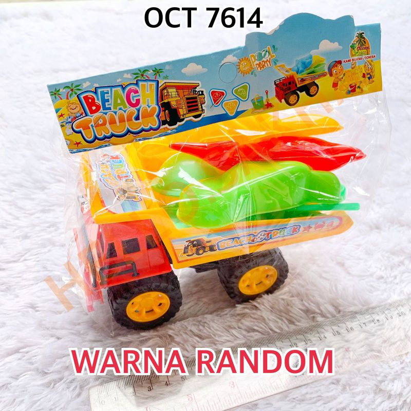 Jual MAINAN OCT 7614 BEACH TRUCK TRUK BAK DUMP ISI PERALATAN MAIN ...