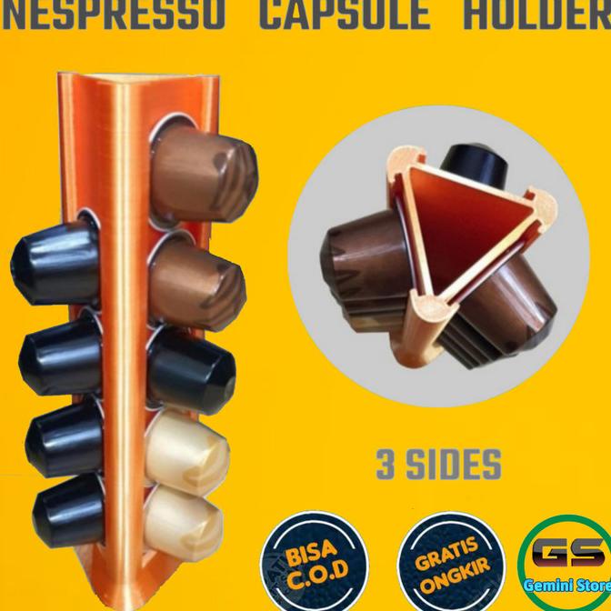 Jual NESPRESSO KAPSUL CAPSULE DISPENSER HOLDER 3 SIDES FOR NESPRESSO ...