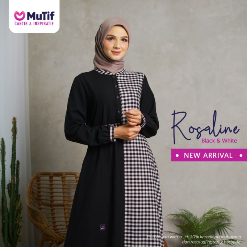 Jual MUTIF Rosaline black & white | Shopee Indonesia