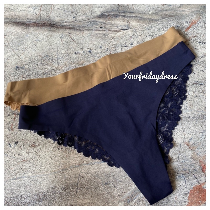 Jual SEAMFREE Victoriaa Secret brazillian lace back cheeky panties ...