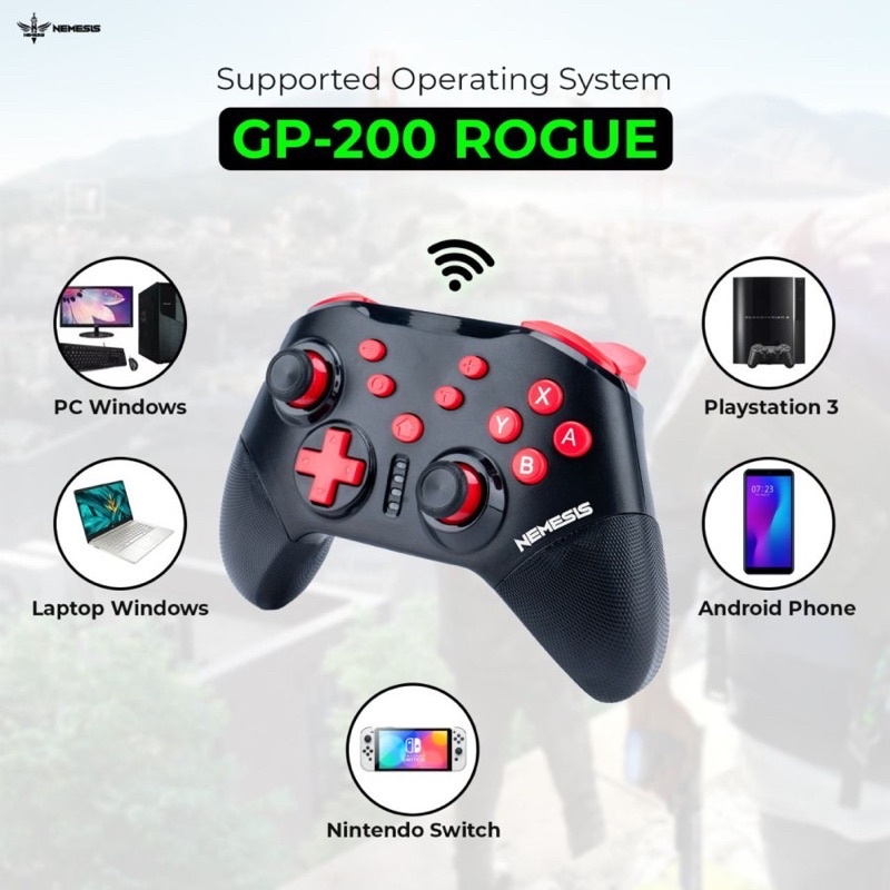 Jual NYK GP200 / GP-200 Rogue Gamepad Bluetooth Dual Mode Gaming Controller | Shopee Indonesia