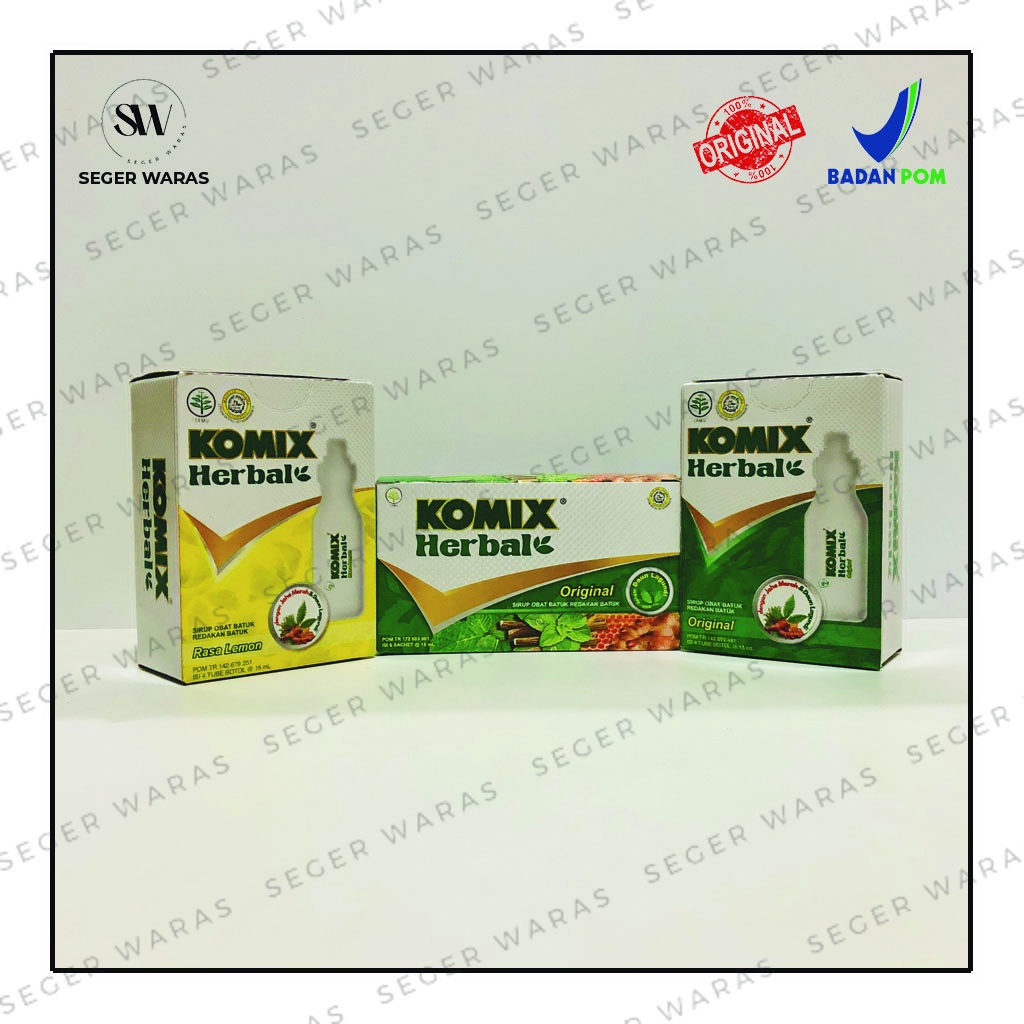 Jual KOMIX HERBAL Sachet & Botol Sirup Obat Batuk | Shopee Indonesia