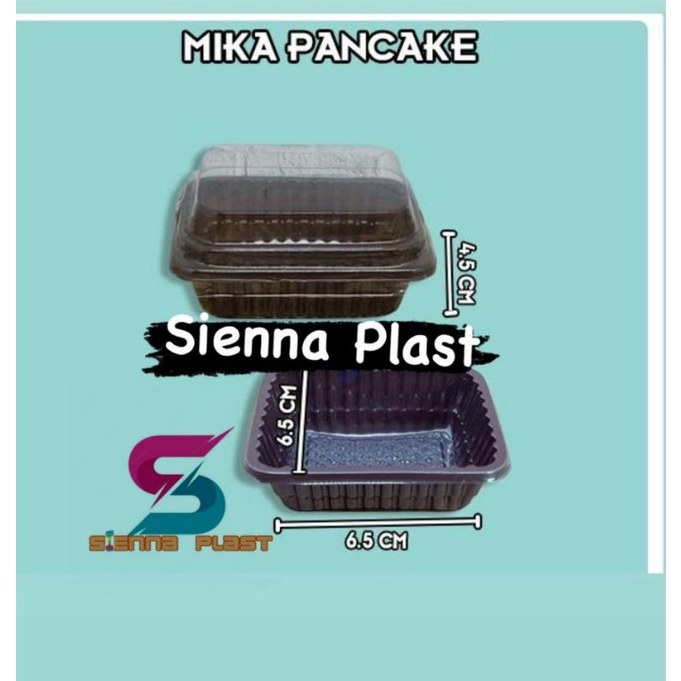 Jual MIKA TRAY PANCAKE WARNA COKLAT / isi 50 Pcs | Shopee Indonesia