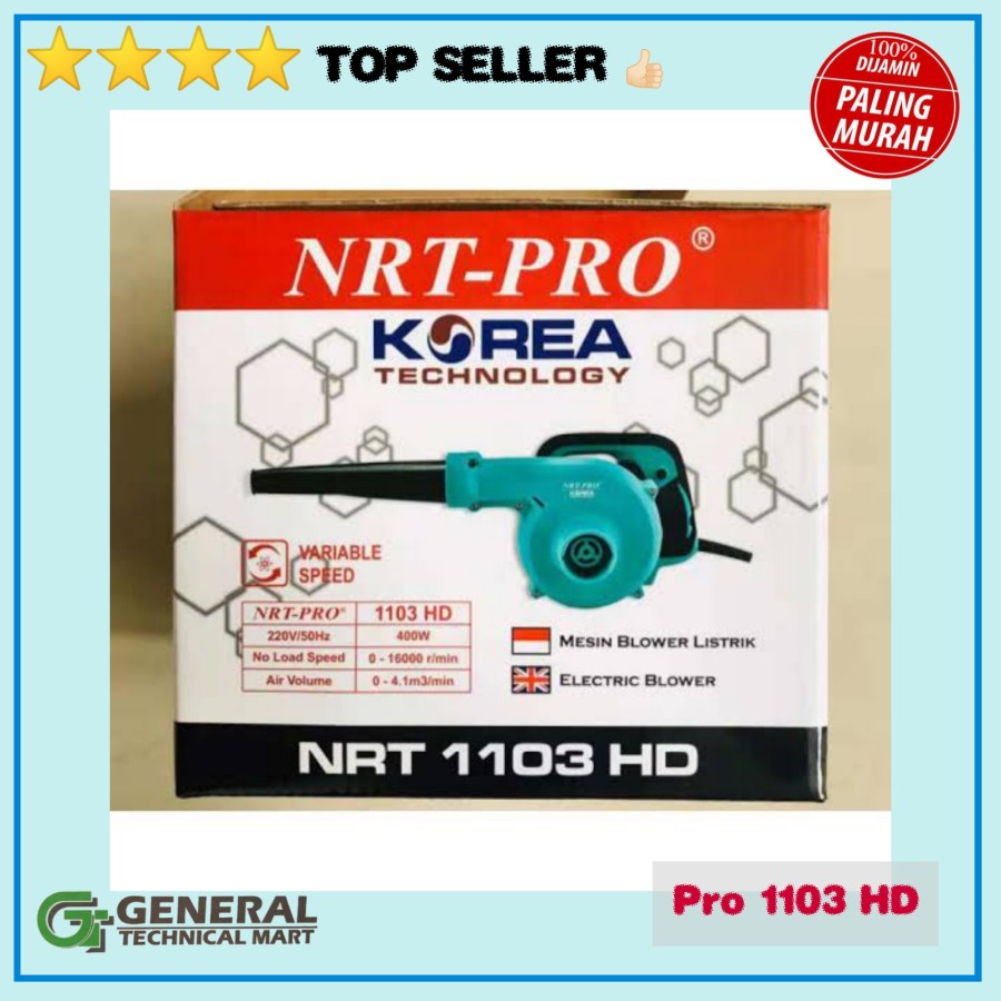 Jual Mesin Hand Blower Tangan Variable Speed Nrt Pro 1103 HD | Shopee ...