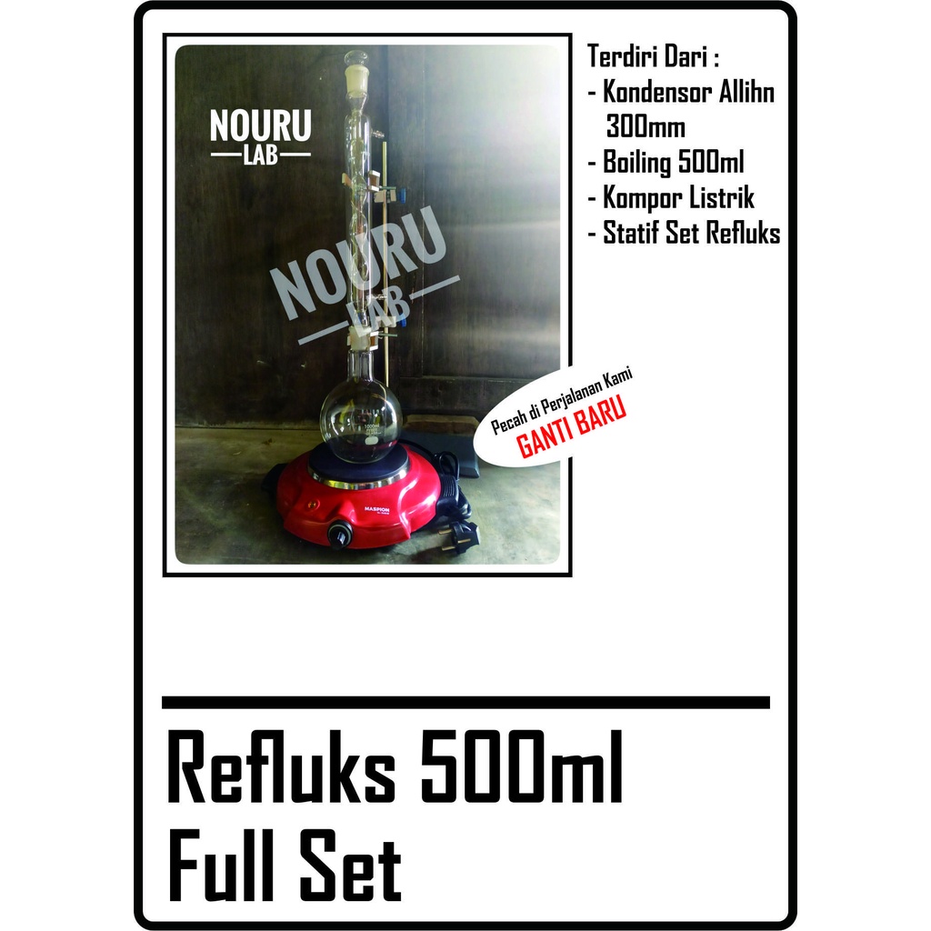 Jual Destilasi Reflux - Destilasi Refluk - Refluks fullset | Shopee ...
