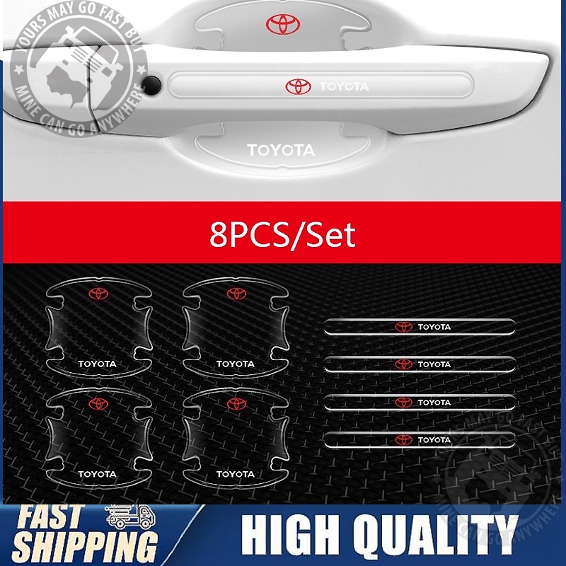 Jual 8pcs/Set Stiker Handle Pintu Mobil Sticker Logo Pelindung Anti ...