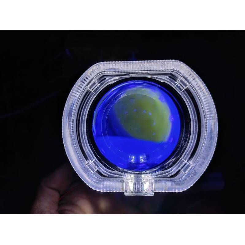 Jual Lampu biled projector tipe Mh1 2,5inch set lis putih headlamp ... Jual Lampu biled projector tipe Mh1 2,5inch set lis putih headlamp ...