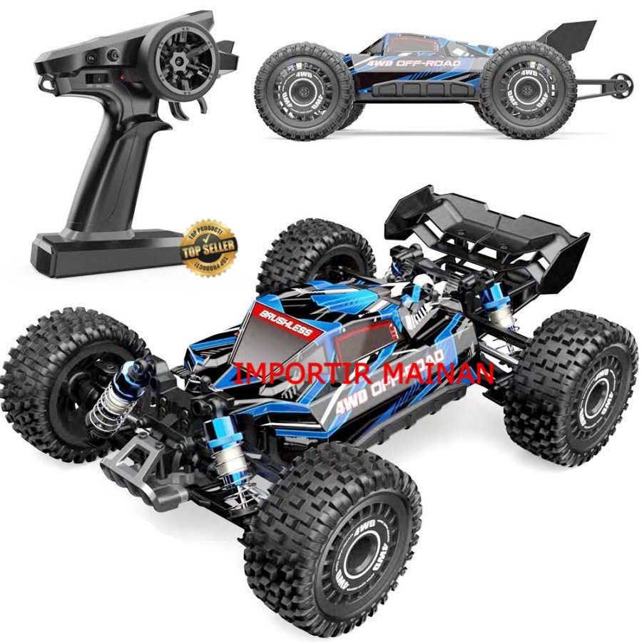 Jual MJX 16207 brushless 3s battery rc car buggy MJX hyer go 2.4ghz 4WD RTR | Shopee Indonesia