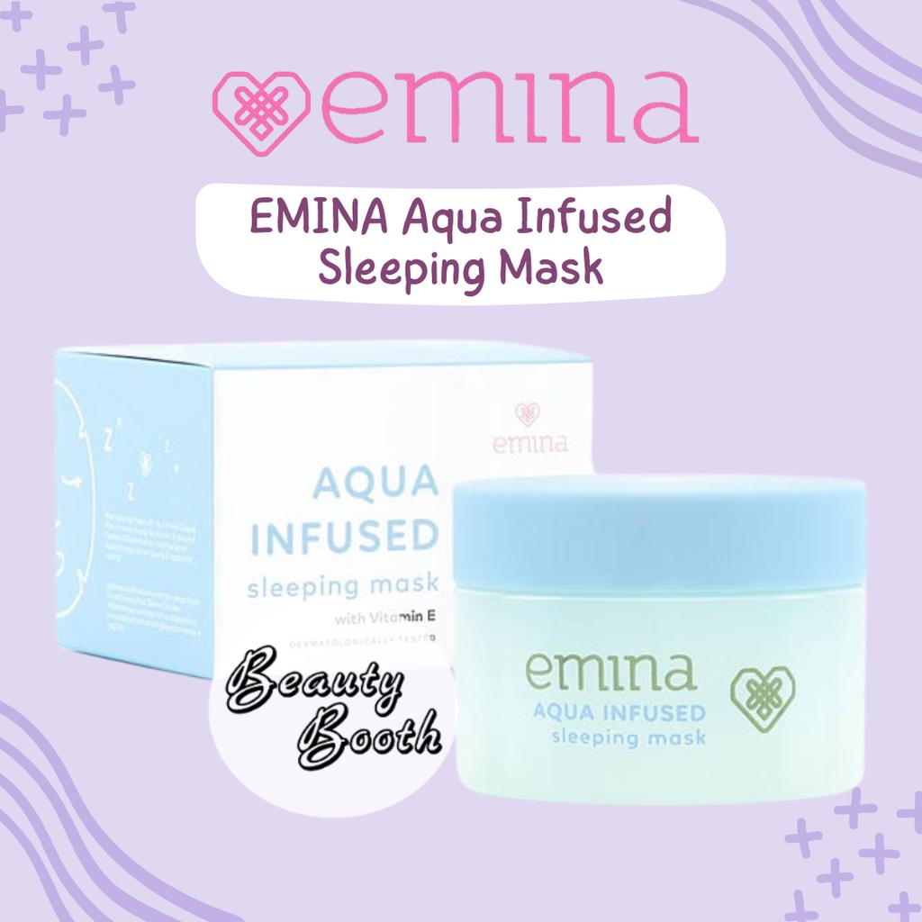 Jual EMINA Aqua Infused Sleeping Mask 30gr - Beauty Booth Beautybooth ...