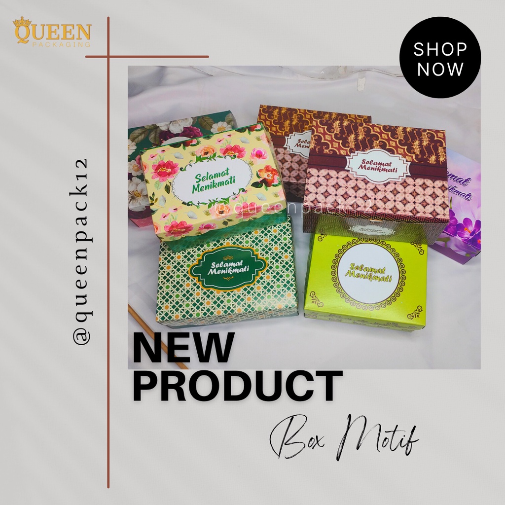 Jual DUS MOTIF BATIK HIJAU 310 GSM | BOX MOTIF R5 270 GSM | SNACK BOX ...