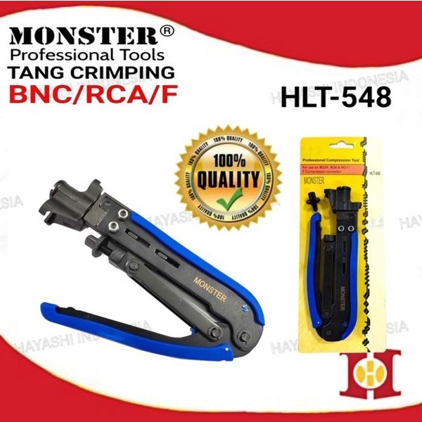 Jual Tang Crimping Tang Compression BNC F RG59 RG6 RG11 TYPE HLT548 ...