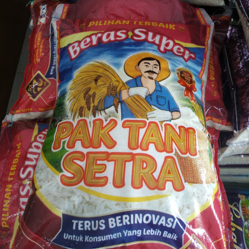 Jual Beras Super Pak Tani Setra 25kg | Shopee Indonesia
