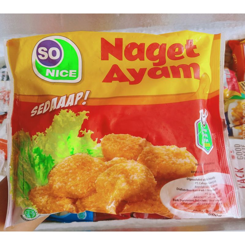 Jual So Nice Nuget Ayam 500gr Frozen food murah, Frozen food Balikpapan ...