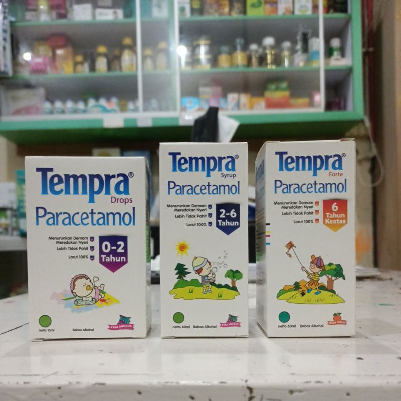 Jual Obat Penurun Panas Anak TEMPRA Drop/Sirup/Forte | Shopee Indonesia