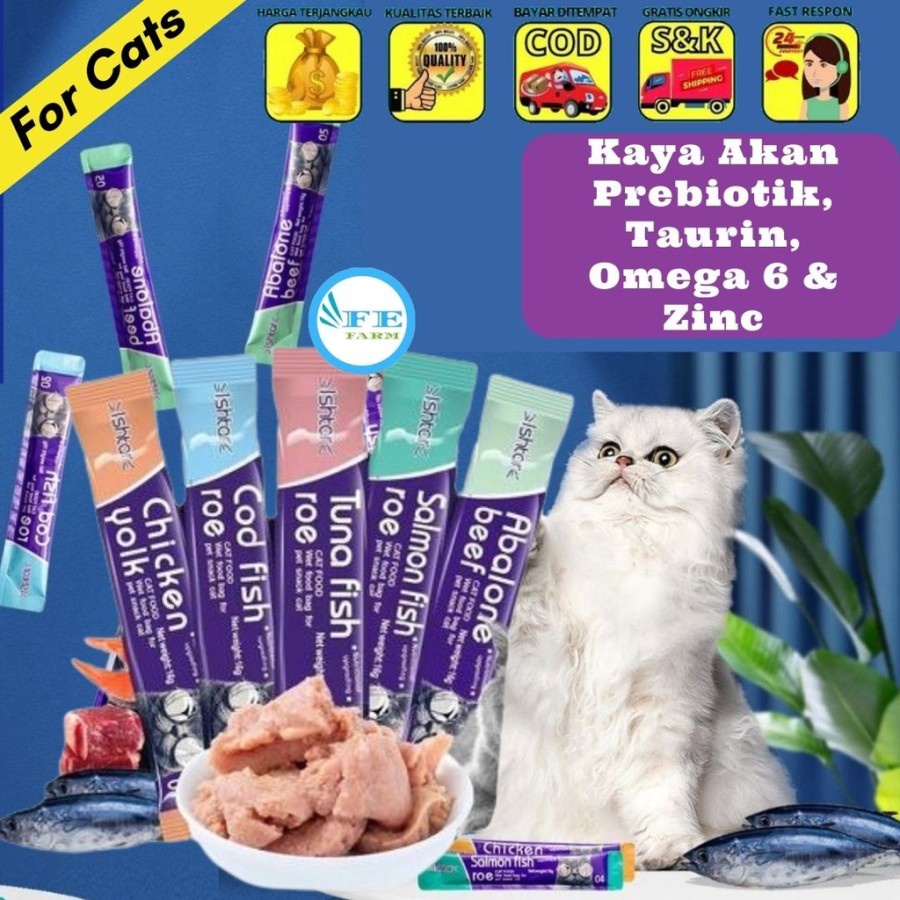 Jual Snack Creamy Kucing 15g cat food makanan kucing ISHTAR 15gram ...
